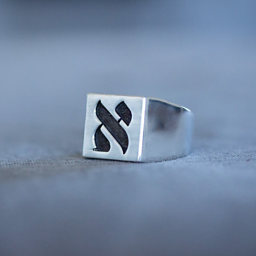 Hebrew Letter ALEF Signet Ring טבעת חותם האות אל"ף – TOR