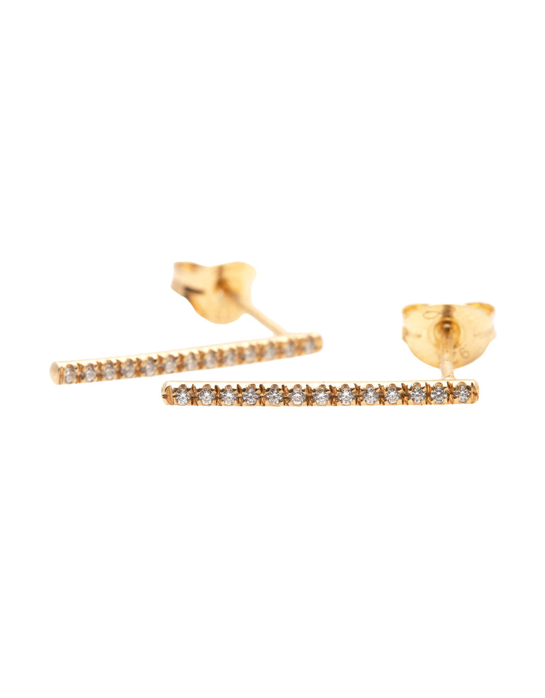 Long Line Diamond Earrings – TOR